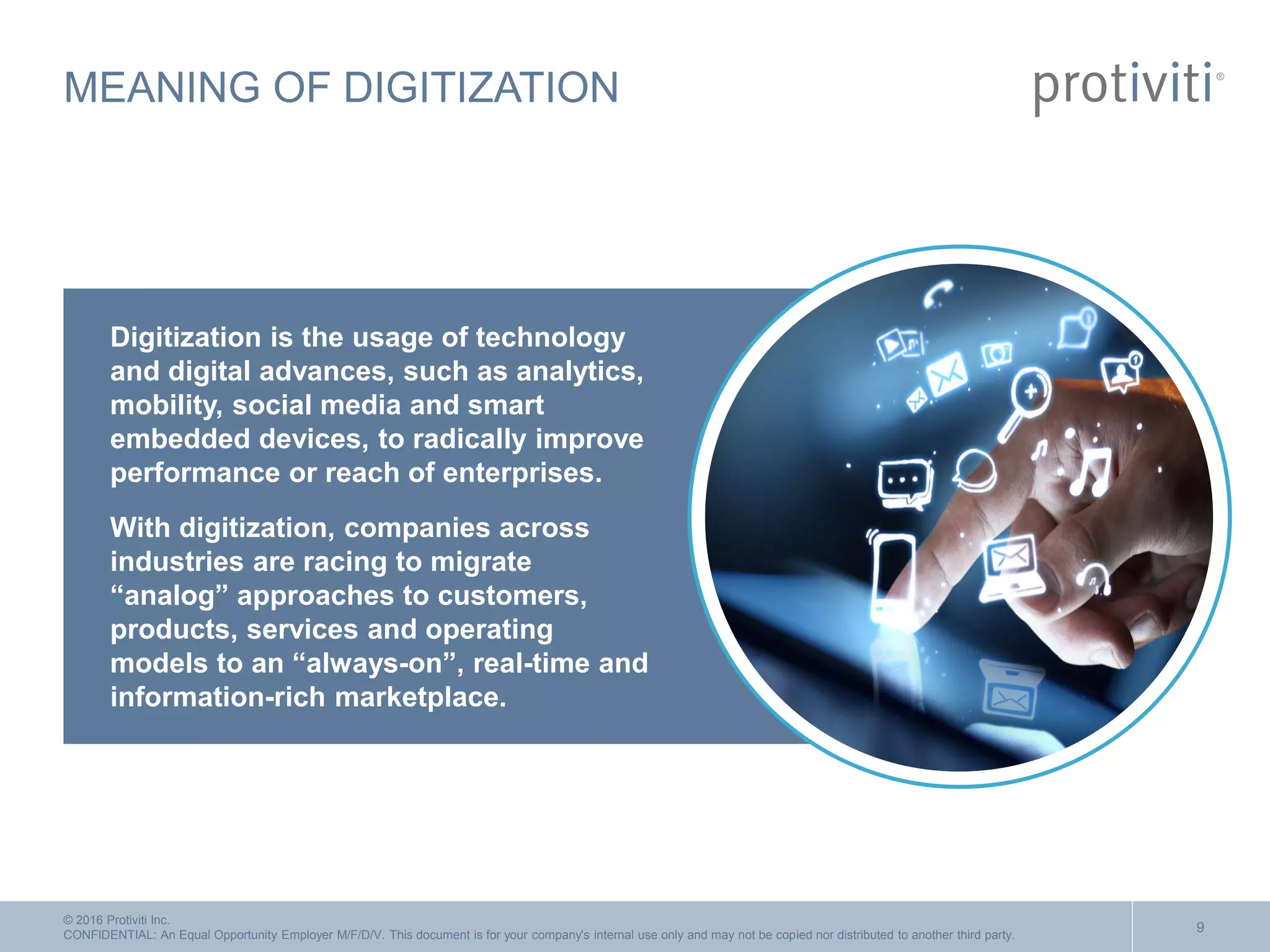 Digitization - What Does This Mean to Internal Audit? | PDF