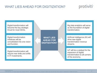 Digitization - What Does This Mean to Internal Audit? | PDF