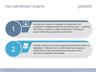 Digitization - What Does This Mean to Internal Audit? | PDF