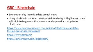 GRC Dynamics in Securing Cloud | PPT