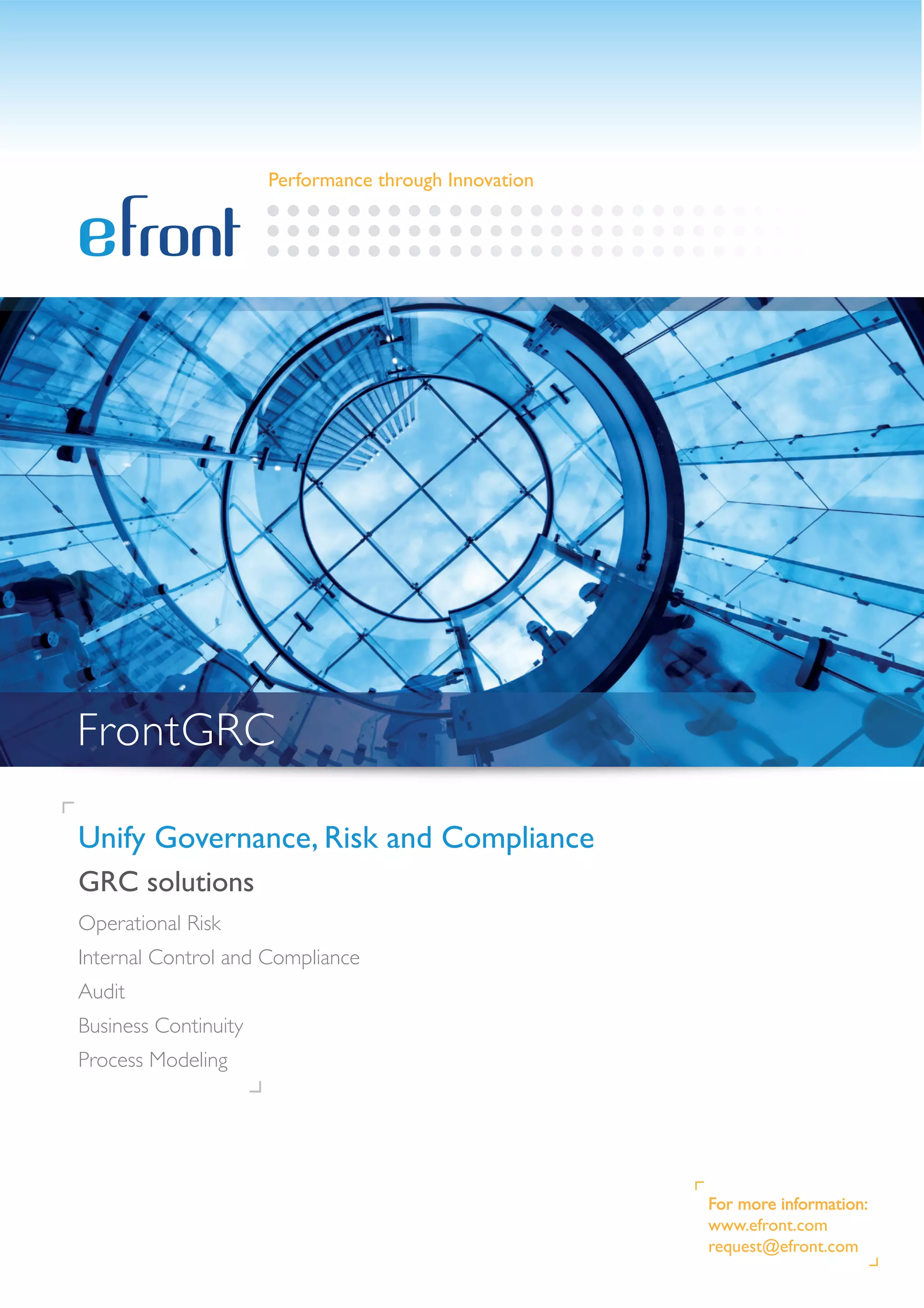 Front GRC Brochure | PDF