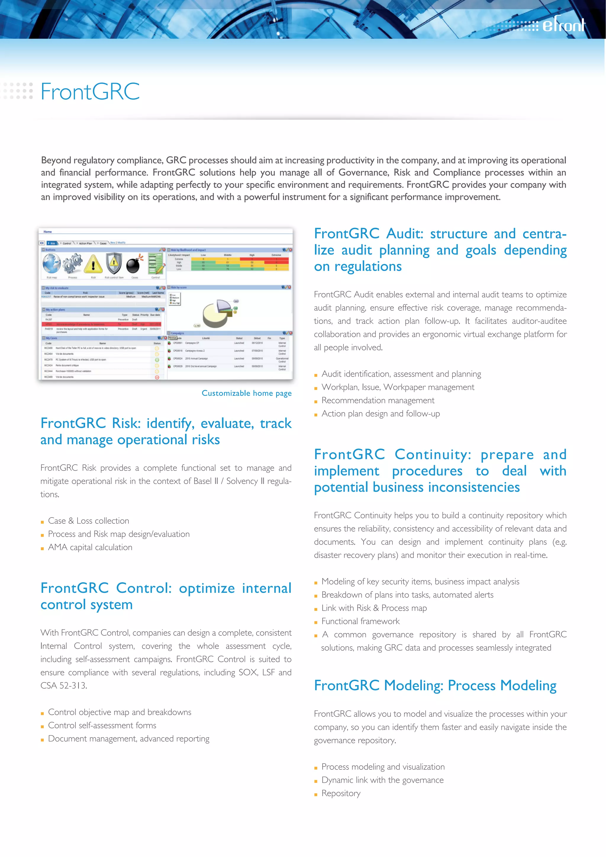 Front GRC Brochure | PDF