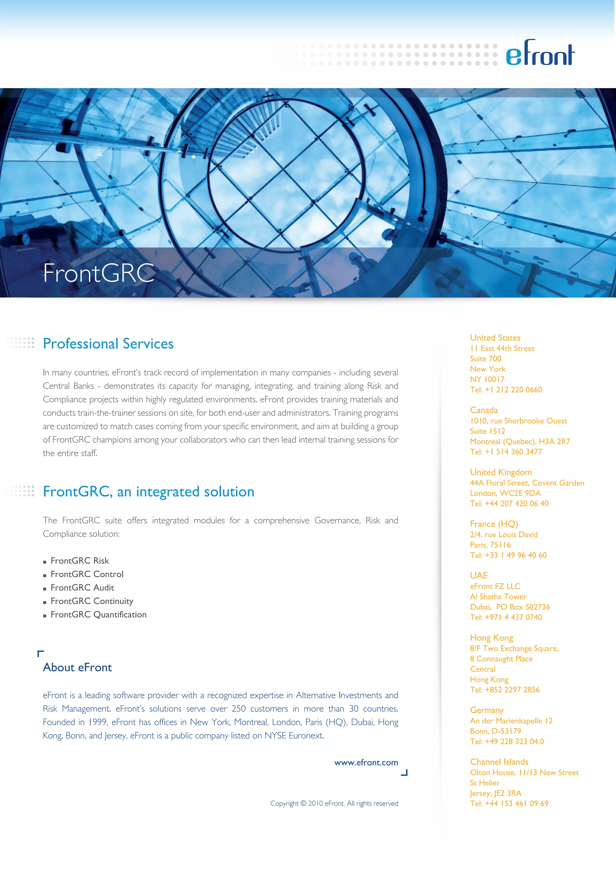 Front GRC Brochure | PDF