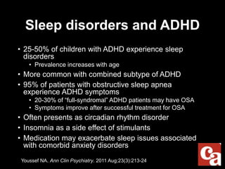 Evaluation and Treatment of Children and Adolescents With Sleep ...