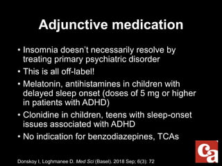 Evaluation and Treatment of Children and Adolescents With Sleep ...