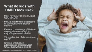 Understanding DMDD Treating kids with protracted anger outbursts and ...