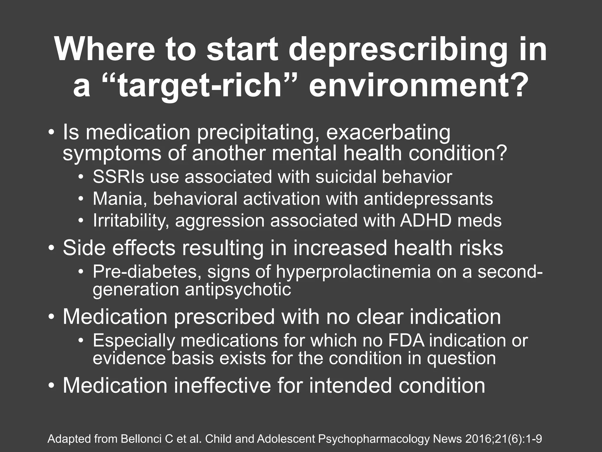 The “Why and How” of Deprescribing in Psychiatry | PPTX
