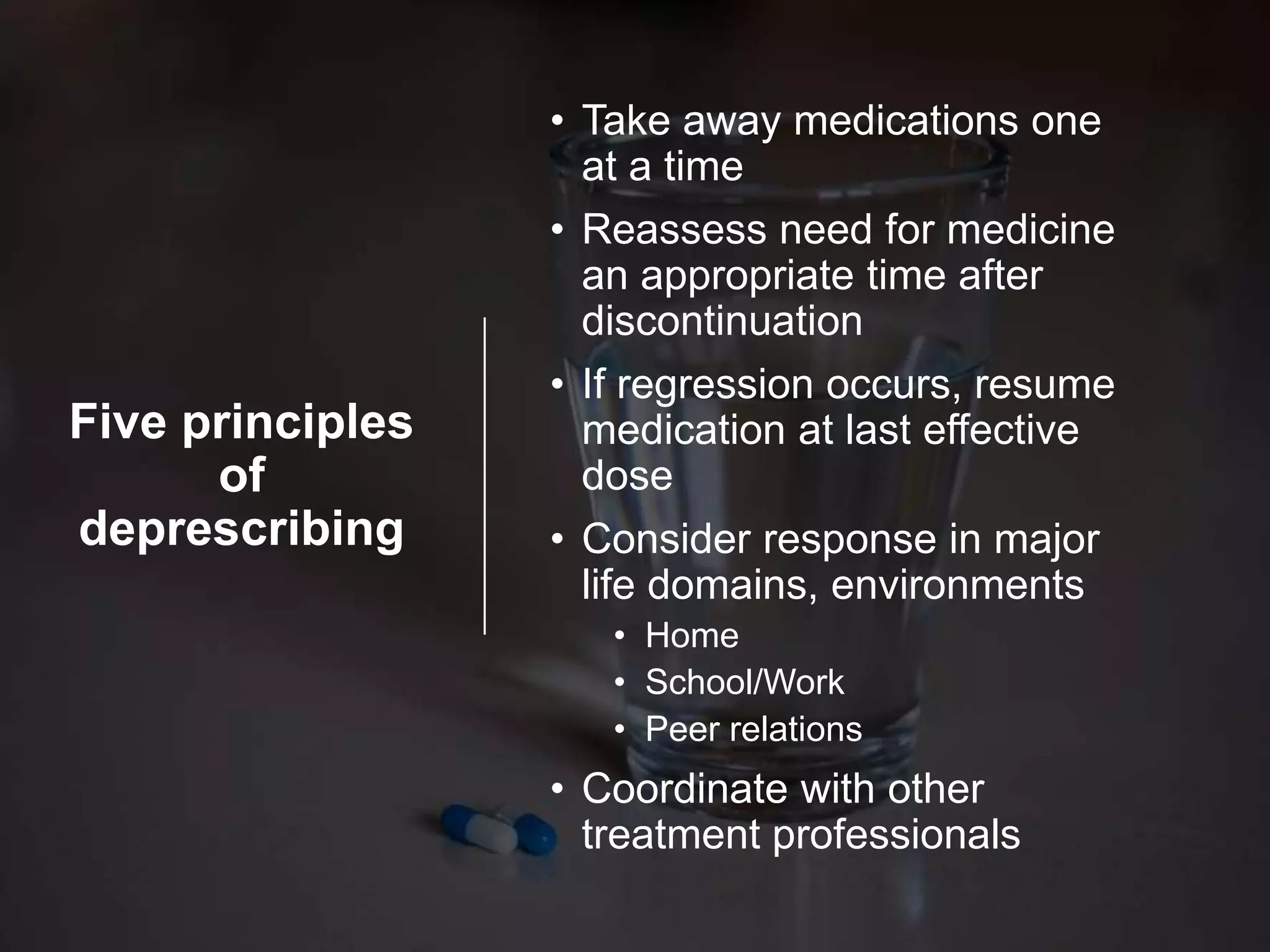 The “Why and How” of Deprescribing in Psychiatry | PPTX