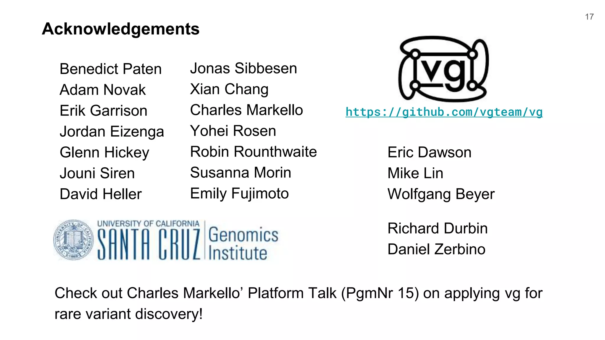 Genome variation graphs with the vg toolkit | PPTX