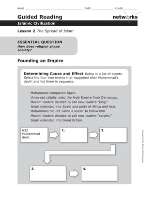 Gr ch14 l2 the spread of islam | PDF | Islam | Religion & Spirituality