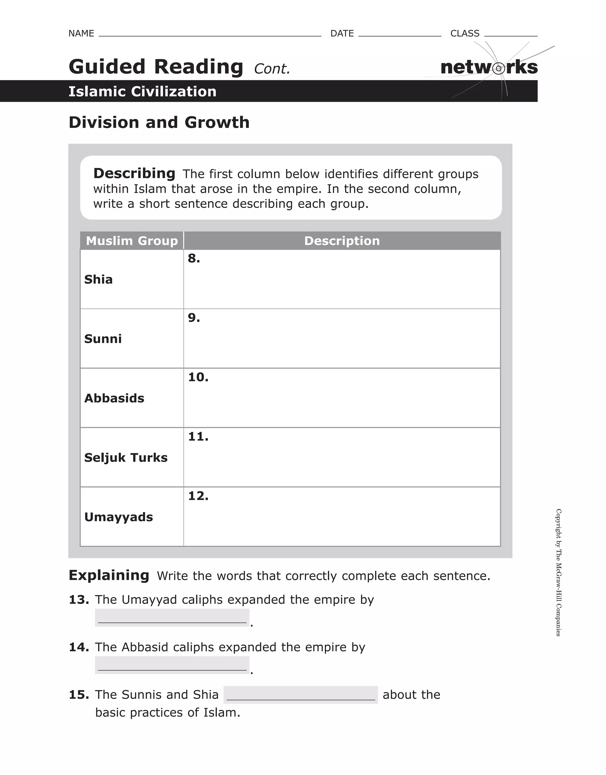 Gr ch14 l2 the spread of islam | PDF