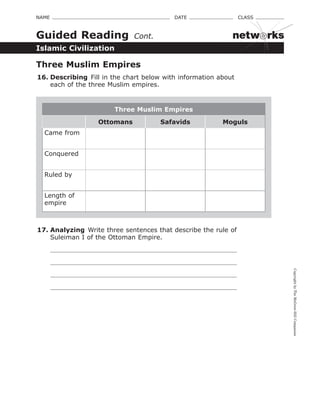 Gr ch14 l2 the spread of islam | PDF