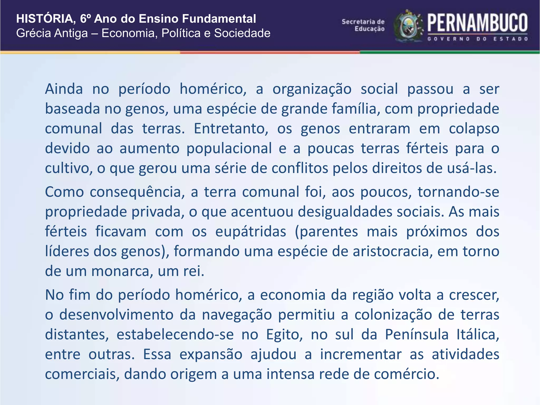 Grécia antiga (economia, política e sociedade) | PPT