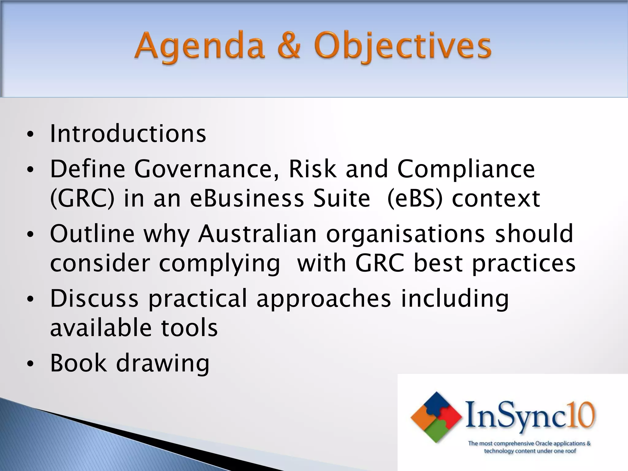 GRC in Australia slides | PDF