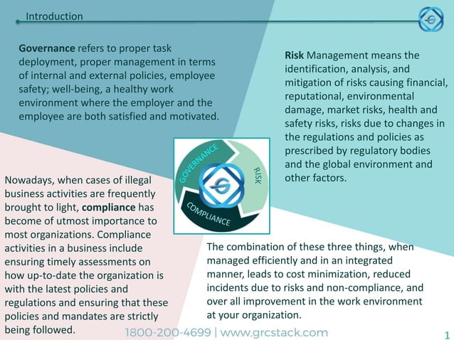 The Vision, Highlights and Implementation Benefits of GRC STACK | PPT