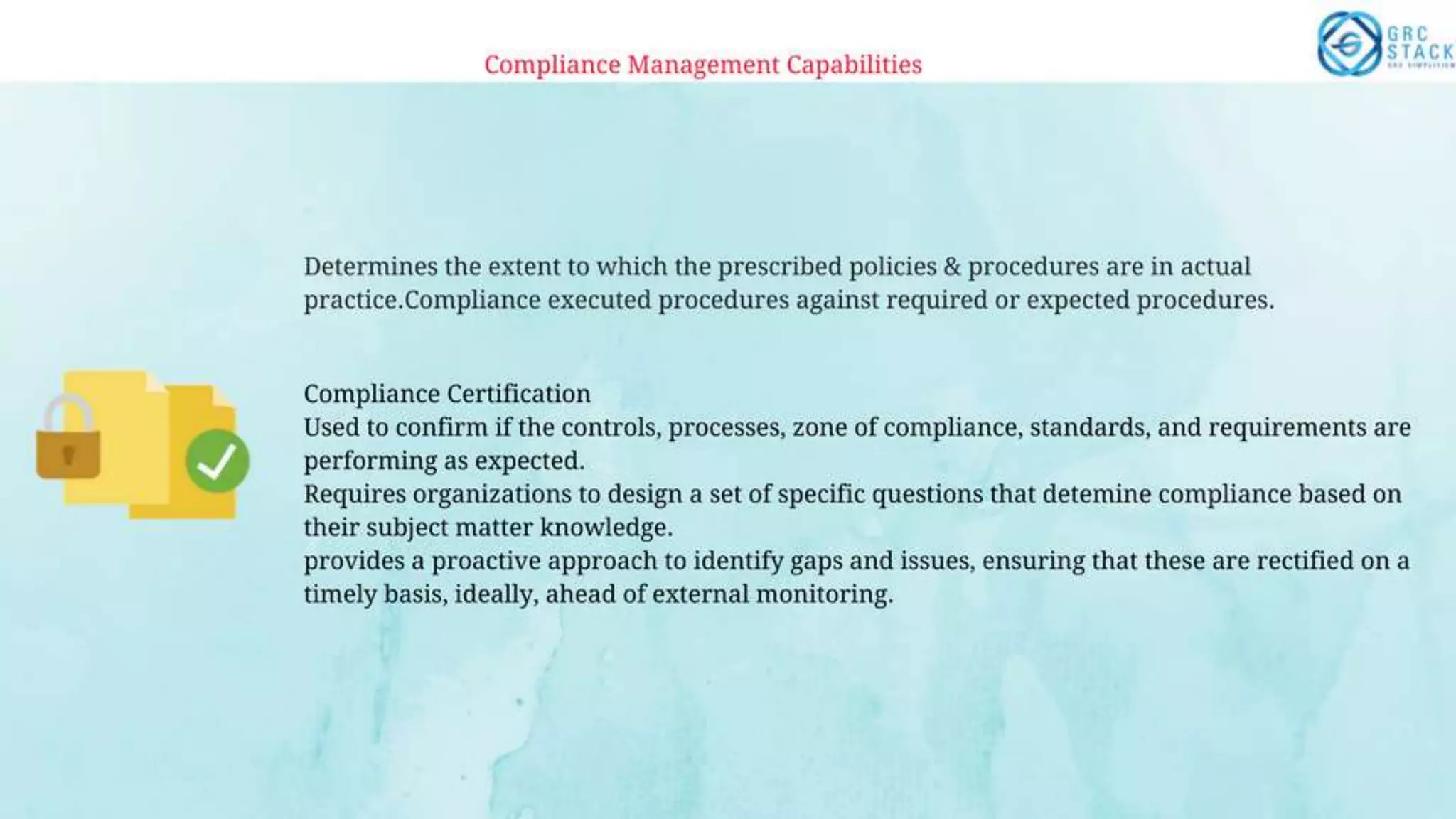 GRC software for governance, risk & compliance solution | GRC STACK ...