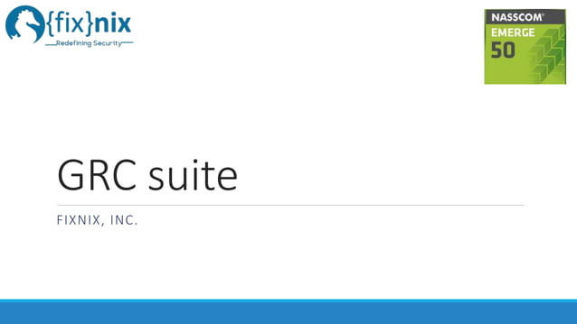 FixNix GRC suite | PPT