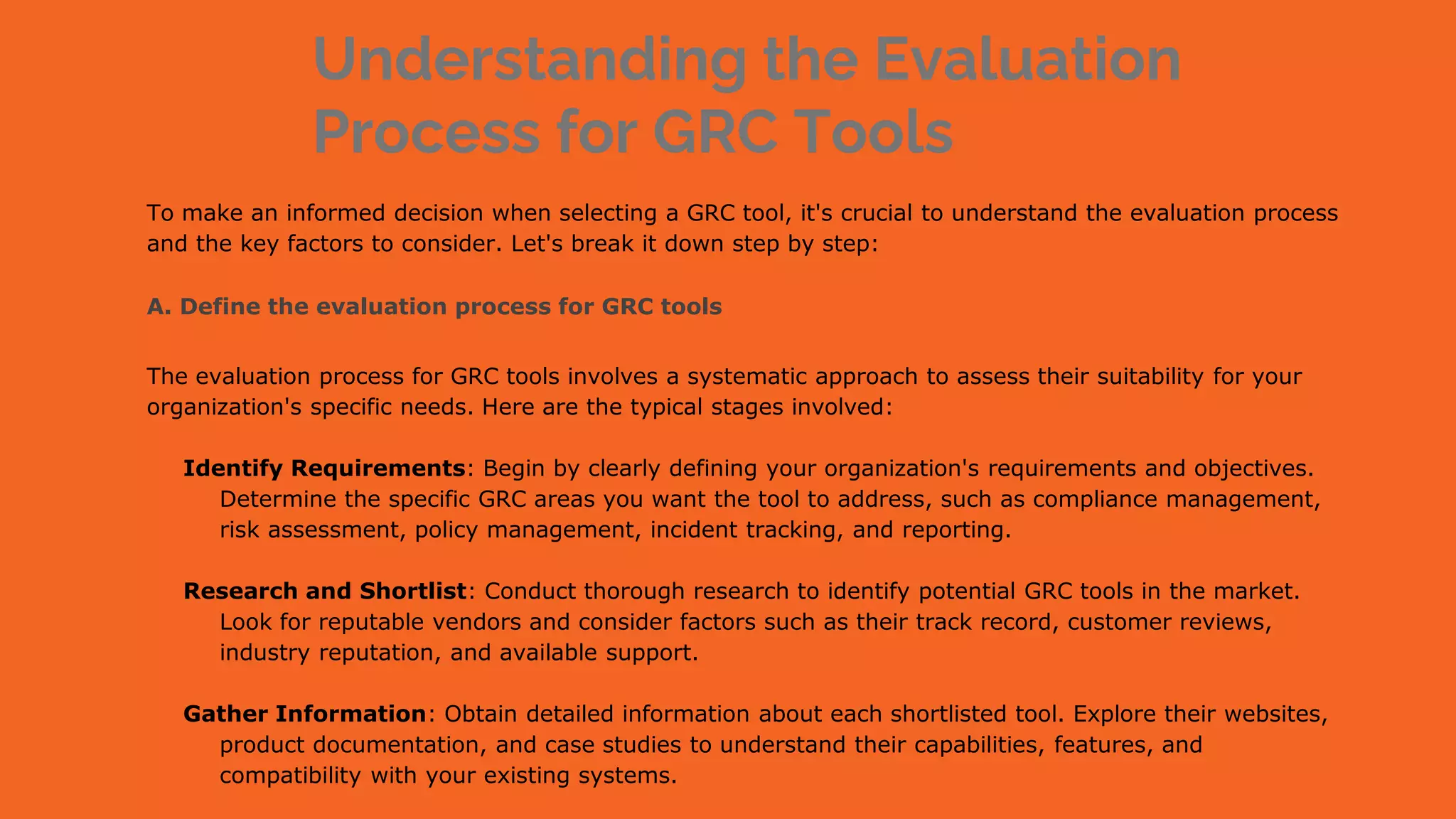 GRC tools | PPT