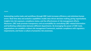 GRC tools | PPTX