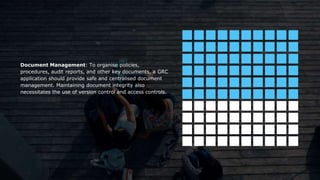 GRC tools | PPTX
