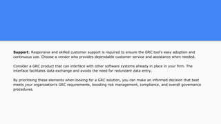 GRC tools | PPTX