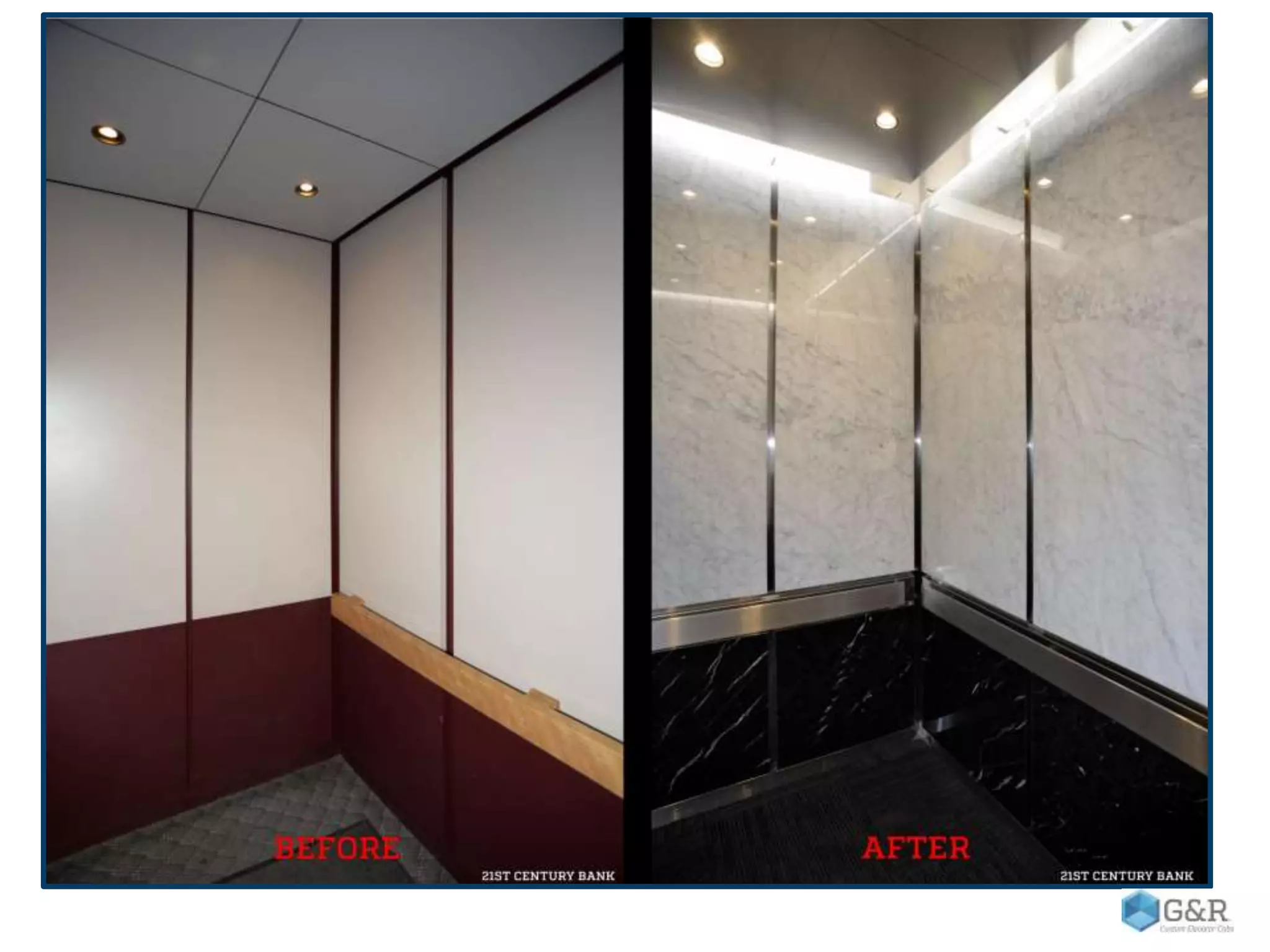 G and R Custom Elevator Cabs: New Elevator Cab Shells vs. Existing | PPTX