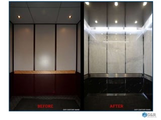 G and R Custom Elevator Cabs: New Elevator Cab Shells vs. Existing | PPTX