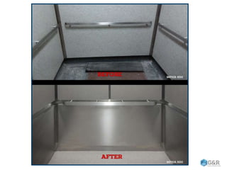 G and R Custom Elevator Cabs: New Elevator Cab Shells vs. Existing | PPTX