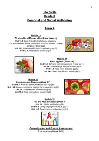 Grd 6-life-skills-t4-2016-approved | PDF