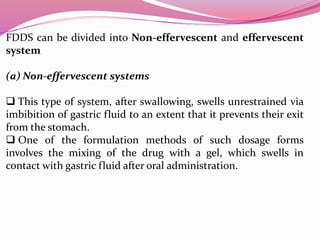 Gastroretentive Drug Delivery System | PPTX
