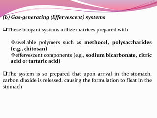 Gastroretentive Drug Delivery System | PPTX