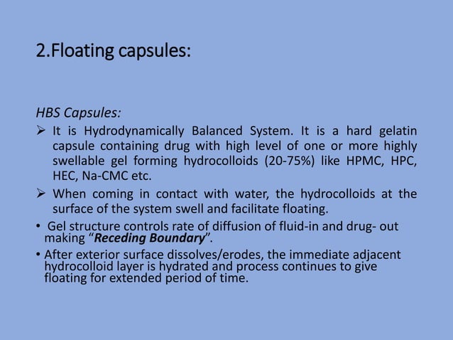 Gastro retentive drug delivery system (GRDDS) | PPT