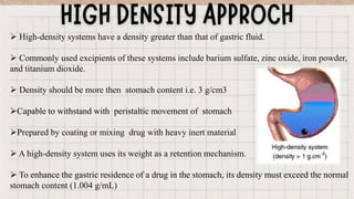 GASTRO RETENTIVE DRUG DELIVERY SYSTEM, GRDDS, DRUG DELIVERY SYSTEM IN ...
