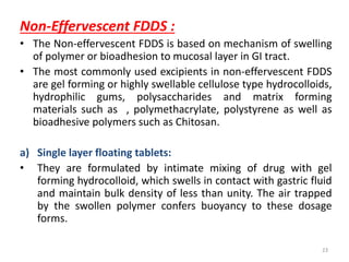 gastro rententive drug delivery | PPT