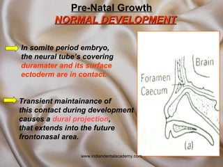 Growth & development of cranial base & vault cranial | PPT