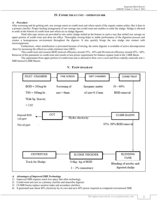 Sequential Batch Reactor | PDF