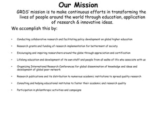 Grds basic info | PPT