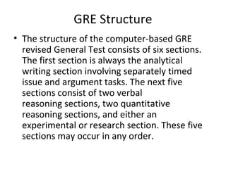 Gre -Graduate Record Examination | PPT