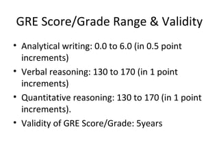 Gre -Graduate Record Examination | PPT