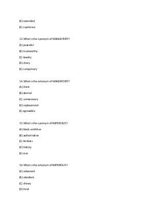 Gre 3500 Flashcards | PDF