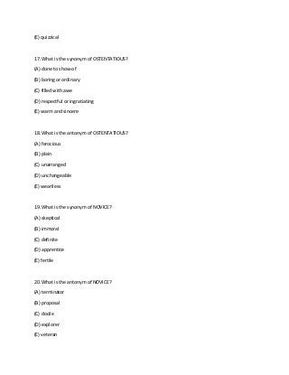 Gre 3500 Flashcards | PDF