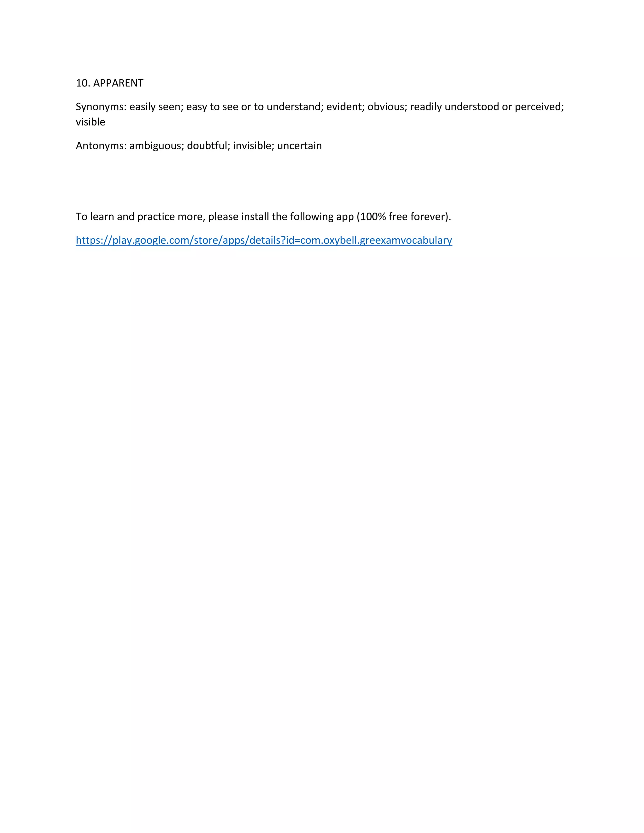 Gre 800 High Frequency Words | PDF