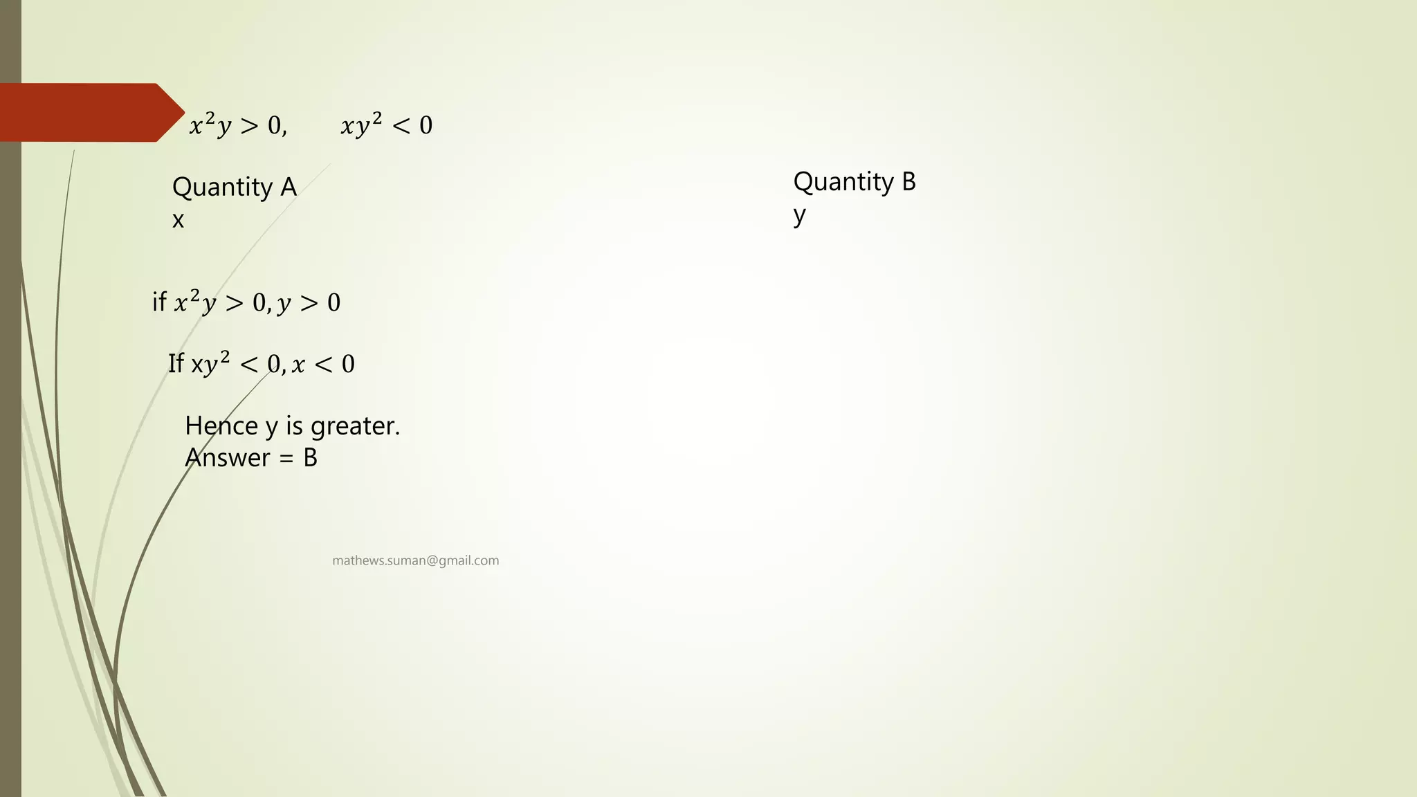 GRE GEOMETRY AND ARITHMETIC PROBLEMS | PPT