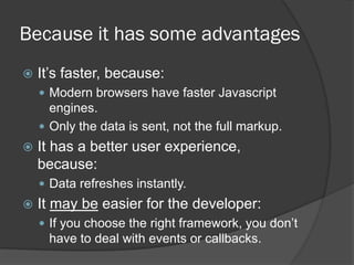 Single-page applications and Grails | PPTX | Web Development | Internet