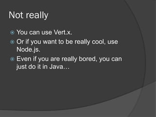 Single-page applications and Grails | PPTX | Web Development | Internet