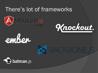 Single-page applications and Grails | PPTX | Web Development | Internet