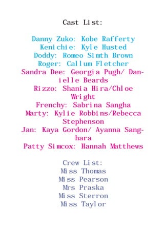 Grease | PDF