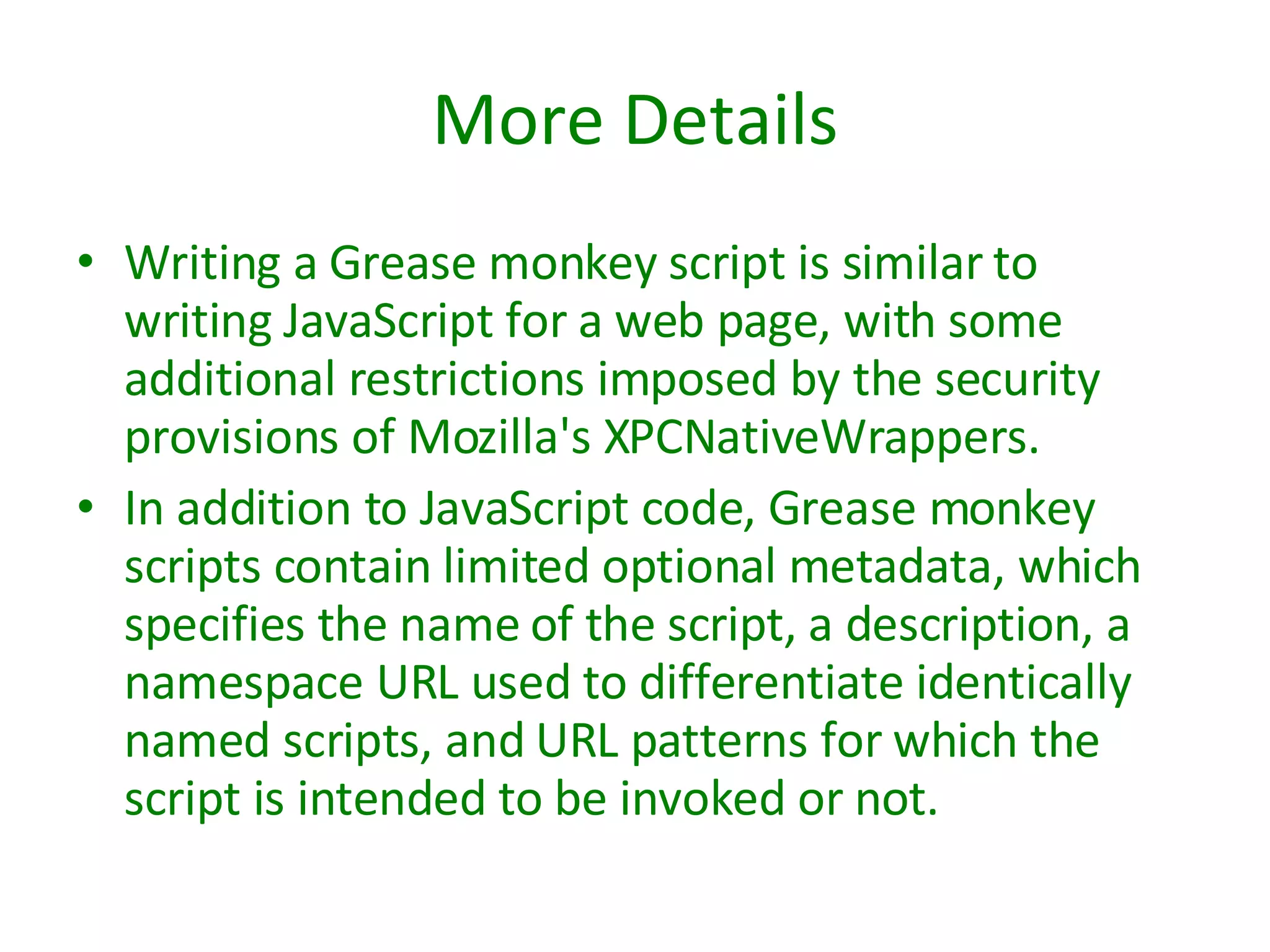 Grease Monkey | PPT | Free Download