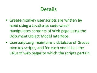 Grease Monkey | PPT | Free Download