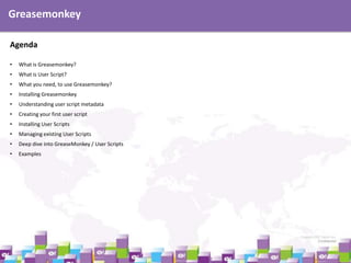 Introduction to Greasemonkey | PPTX
